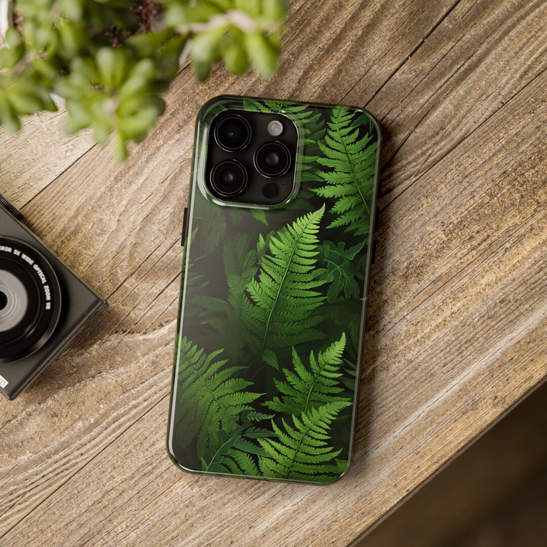 Green Nature Botanical Forest Ferns| iPhone 15 14, Pro and Plus Models Nature| Artsy| Flowers ...