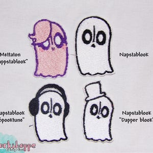 UNDERTALE Inspired: Embroidered Patch 2in (50.7mm) Napstablooks And/or ...