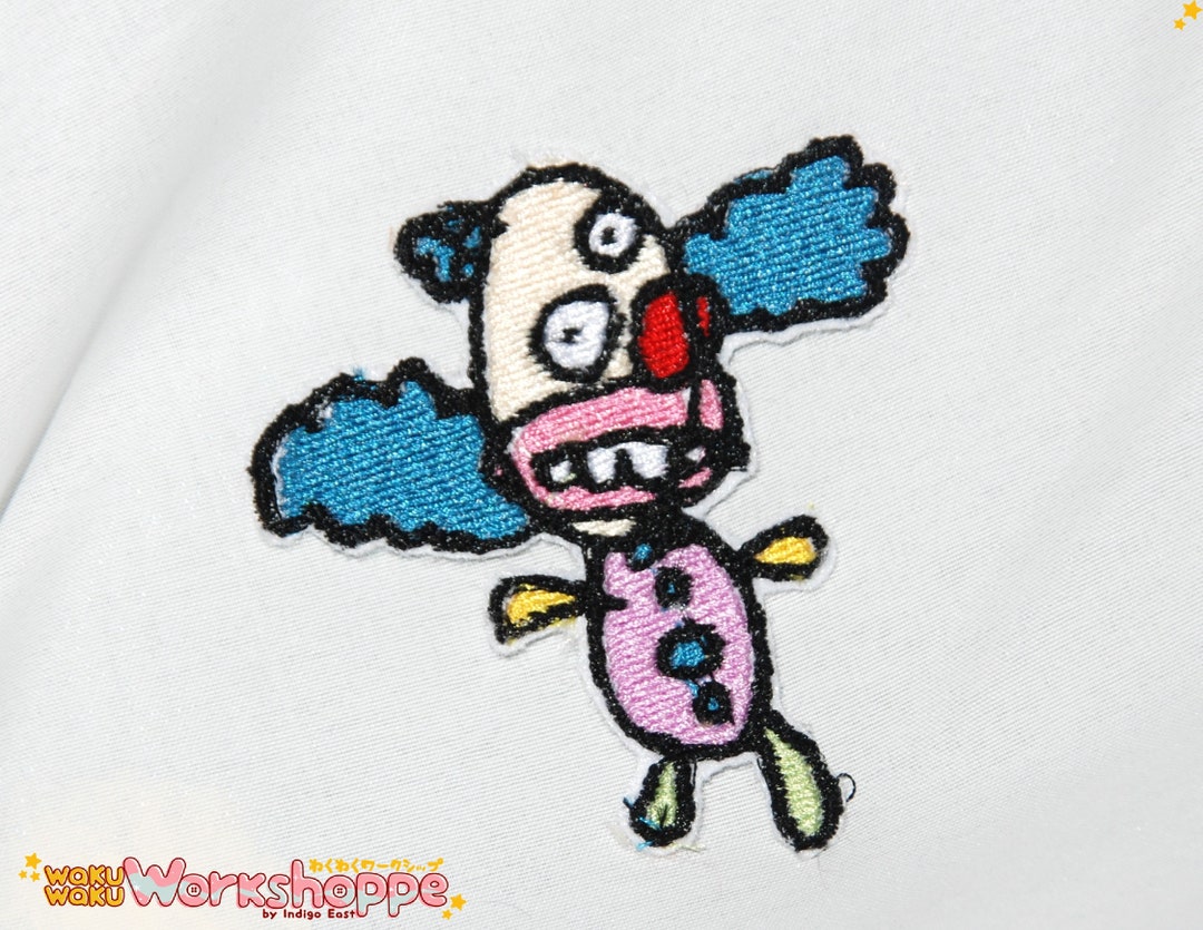 Derpy Krusty Cute Kawaii Embroidered Patch (3" or 2") - Etsy