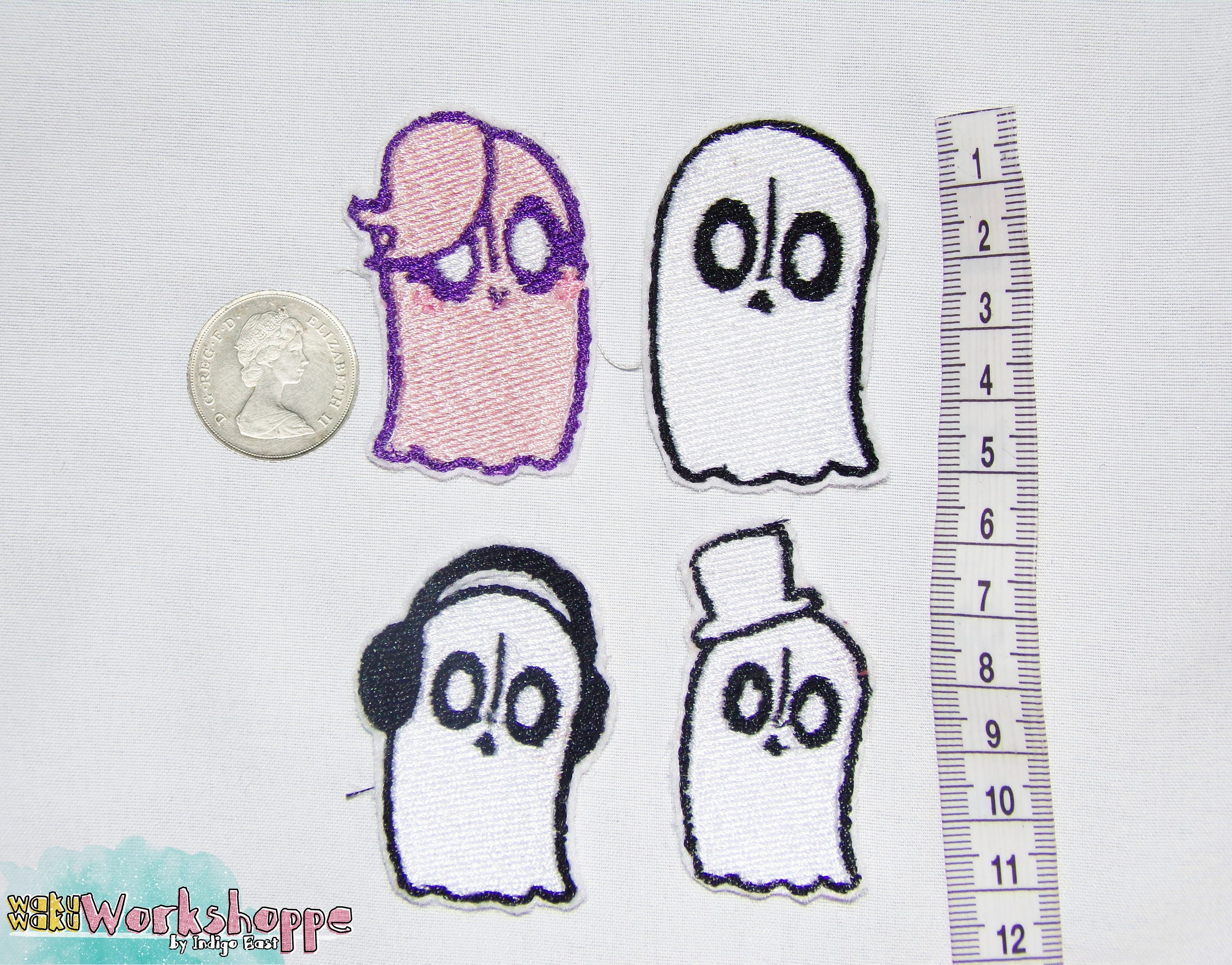 UNDERTALE Inspired: Embroidered Patch 2in (50.7mm) Napstablooks And/or ...