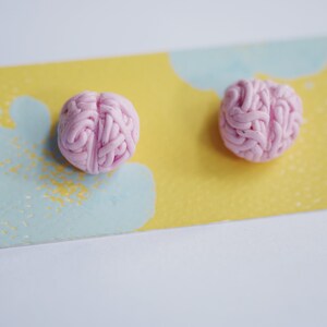 Brain Stud Earrings - Science Jewellery - Brain Earrings - Geekery ...