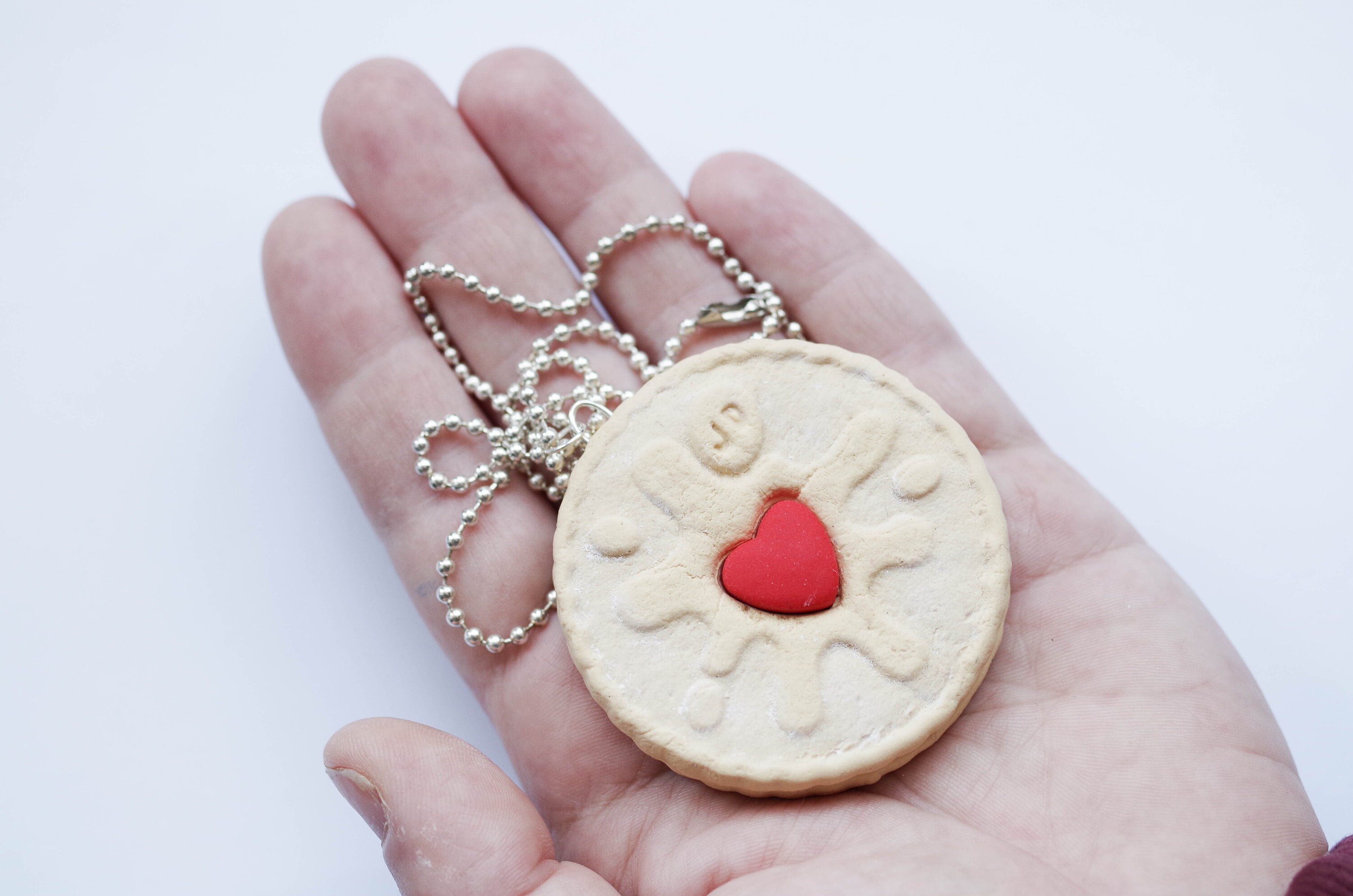 Jammy Dodger Biscuit Necklace Novelty Jewellery Biscuit Jewellery Statement Necklace Chunky Necklace Jammie Dodger Unique Etsy UK