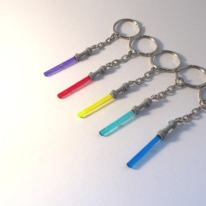 Light Saber Keyring Sci Fi Key Ring Key Chain Light Saber | Etsy