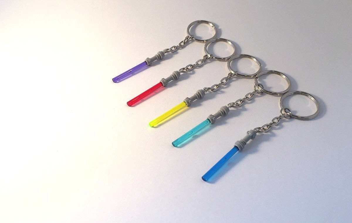 Light Saber Keyring Sci Fi Key Ring Key Chain Light Saber | Etsy