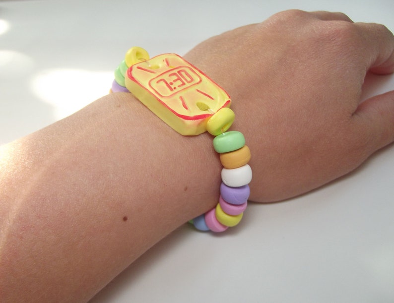 Candy Watch Bracelet Sweetie Watch Polymer Clay But Looks | Etsy