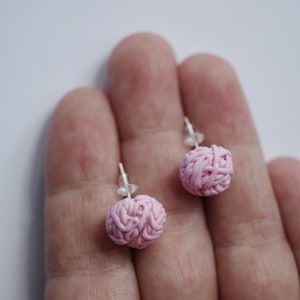 Brain Stud Earrings - Science Jewellery - Brain Earrings - Geekery ...