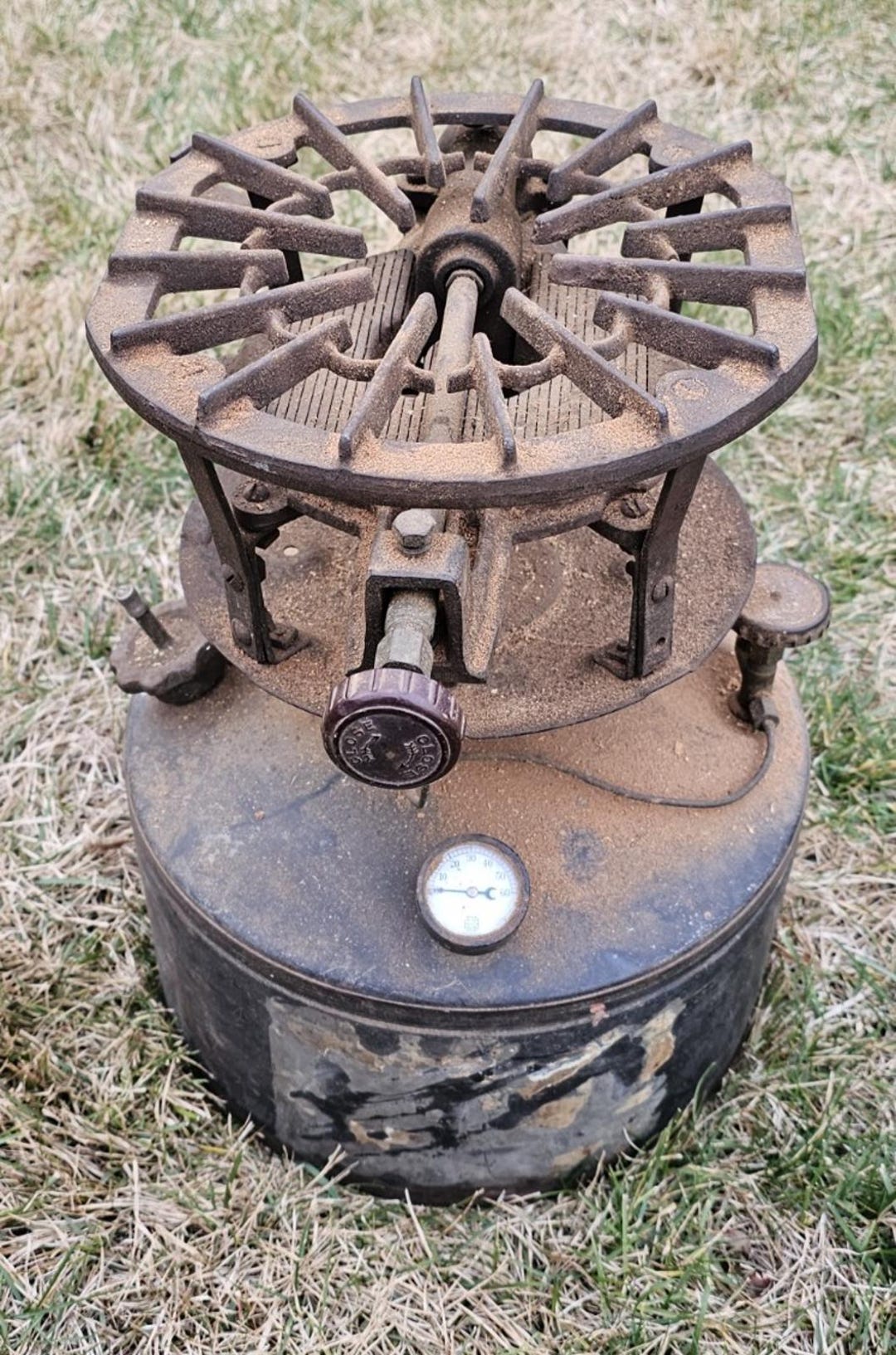 Antique Original Coleman Kerosene Handy Gas Plant Heater Stove Cast ...