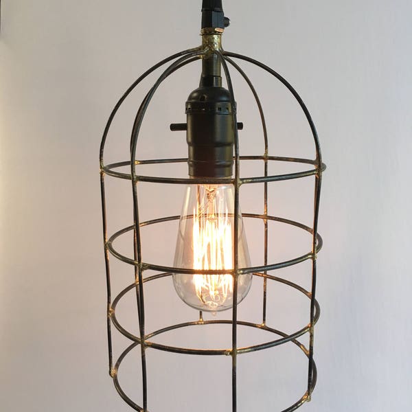 Cage Pendant Light - Etsy