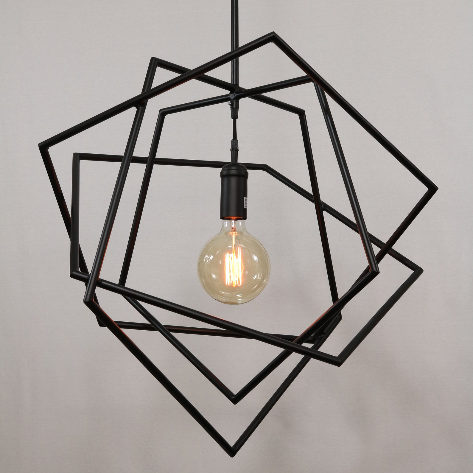 Abstract Pentagon Light Fixture - Etsy