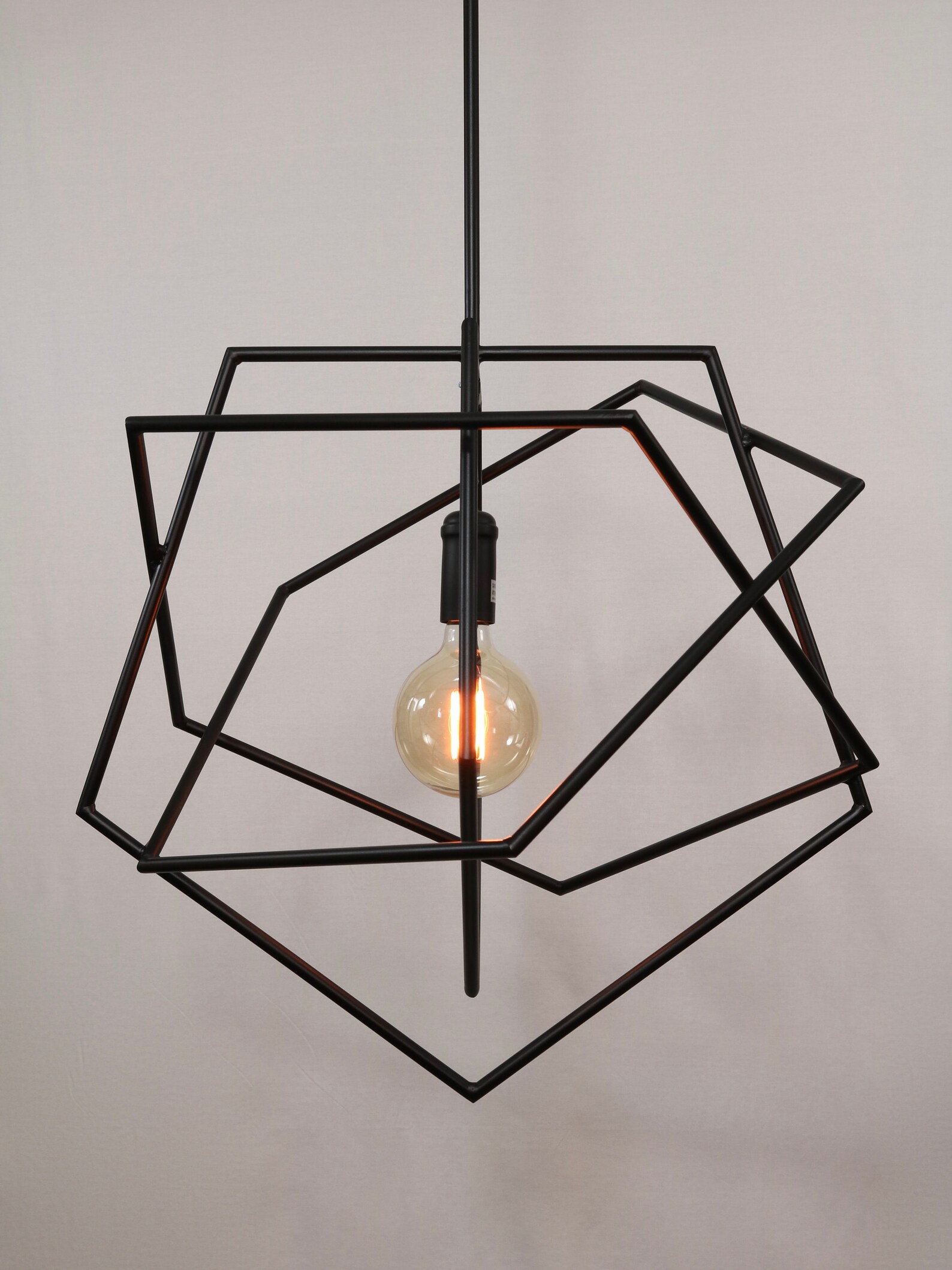 Abstract Pentagon Light Fixture - Etsy