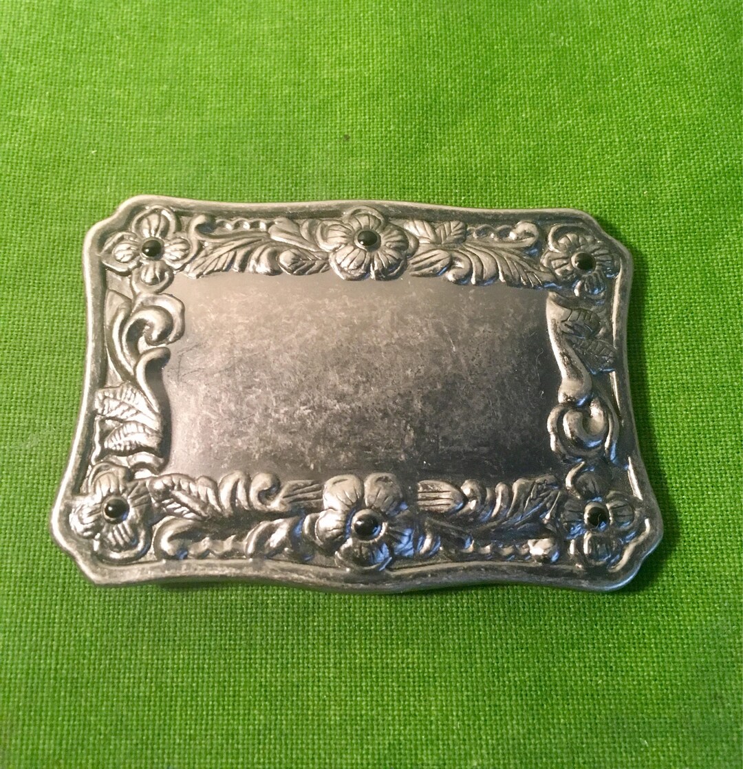 Metal Flower Belt Buckle - Etsy