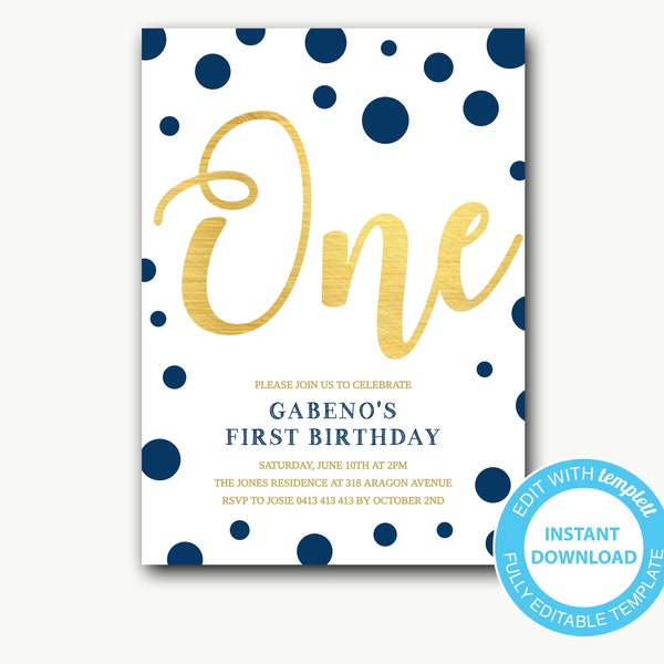 Polka Dot 1st - Etsy