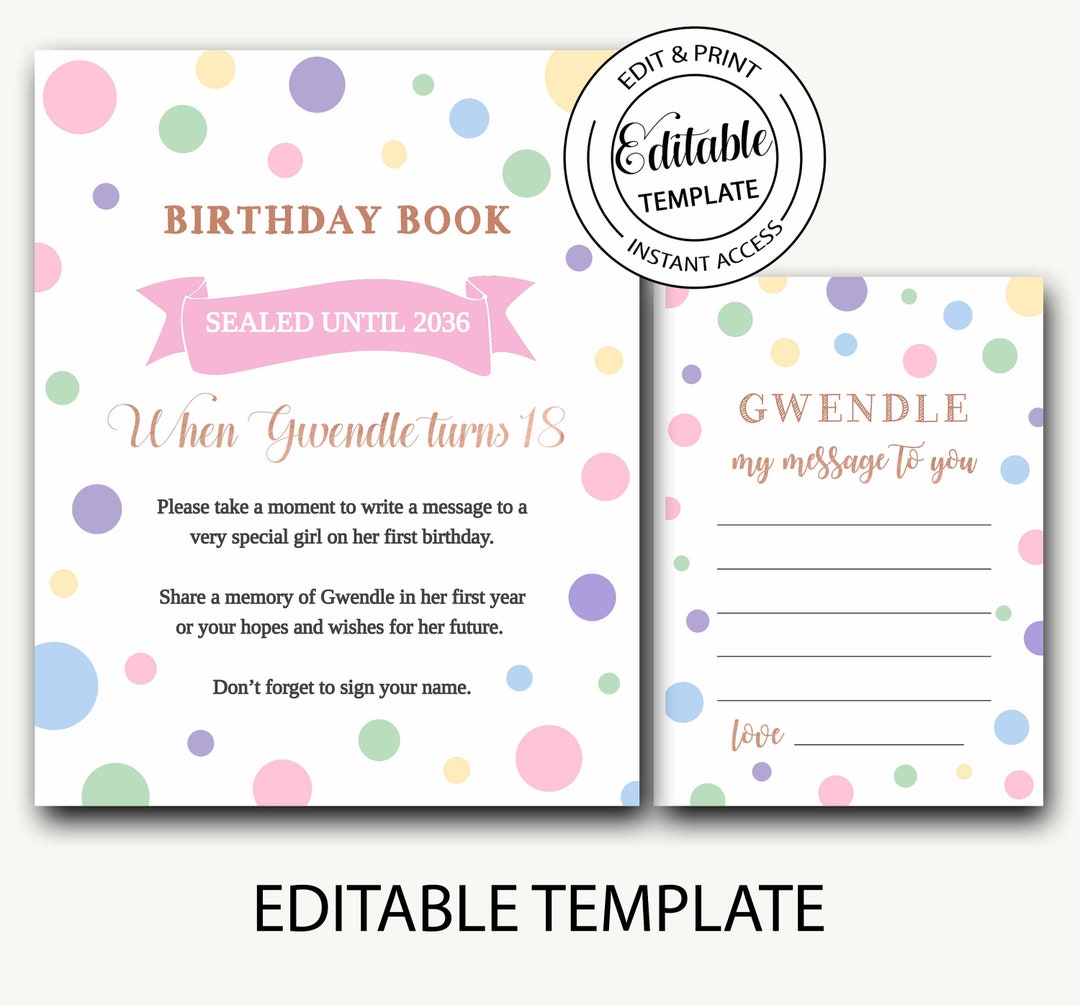 Time Capsule/first Birthday Time Capsule Pink and Rose Gold/1st ...