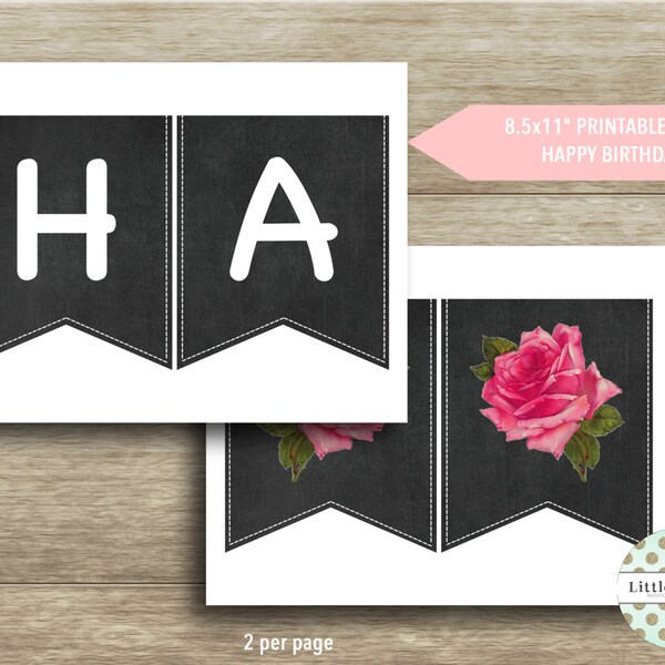 Chalkboard Pennant - Etsy