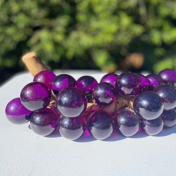 Lucite Grape Cluster - Etsy