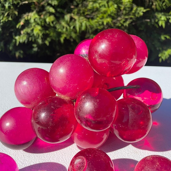 Lucite Grape Cluster - Etsy