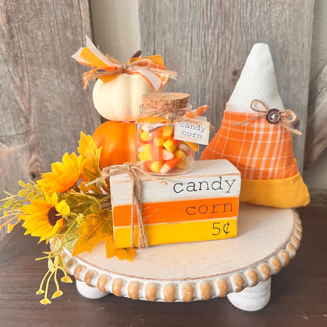 Candy Corn Tray Decor - Etsy