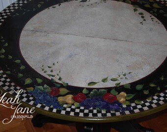 Painted Dining Table - Etsy