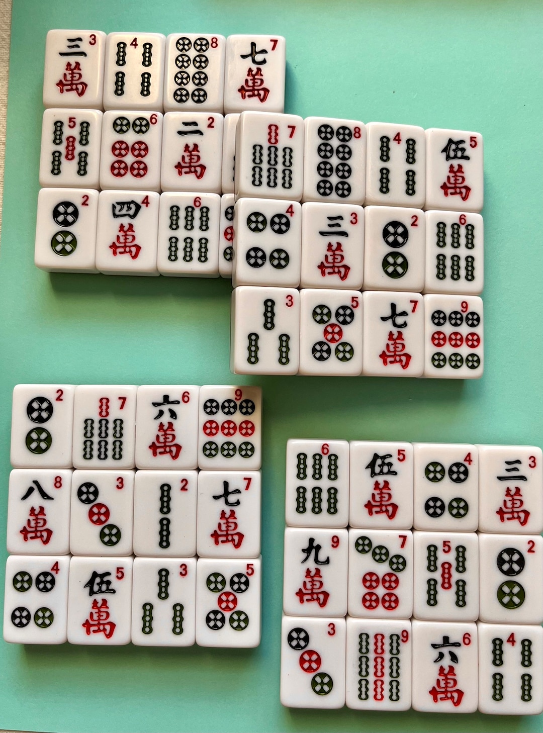 Mahjong Coaster Set Made With Real Tiles (set of 4) - Etsy