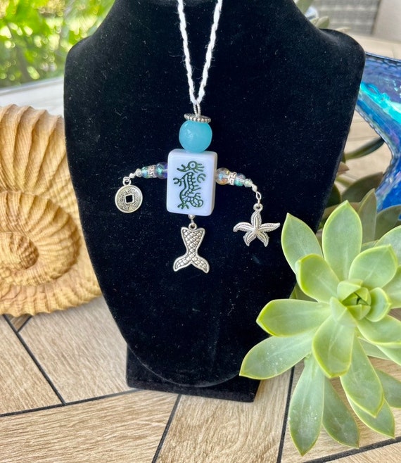 Mahjong Mermaid Unique Handmade Ornament Mixed Beads & Tibetan - Etsy