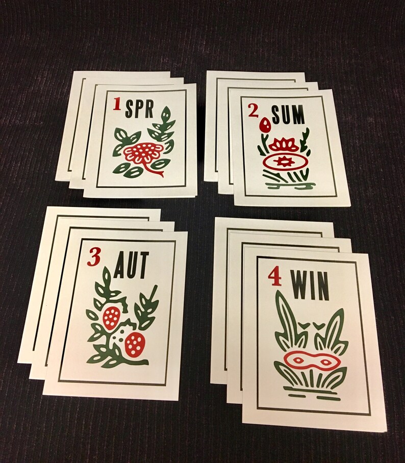 MAHJONG Note Cards Blank Inside 12 Pk flowers | Etsy