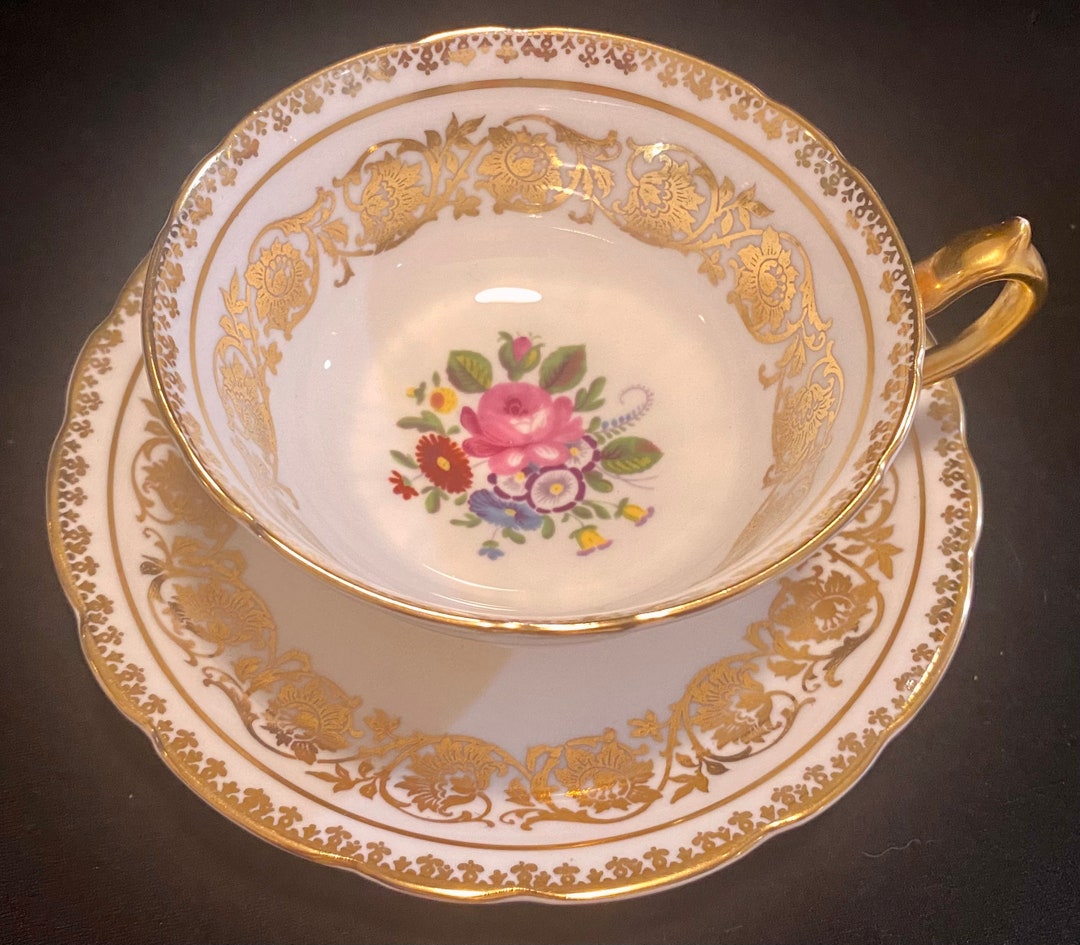 Paragon Gold Border, Wide-mouth Cup and Saucer, Single Warrant - 1957 ...