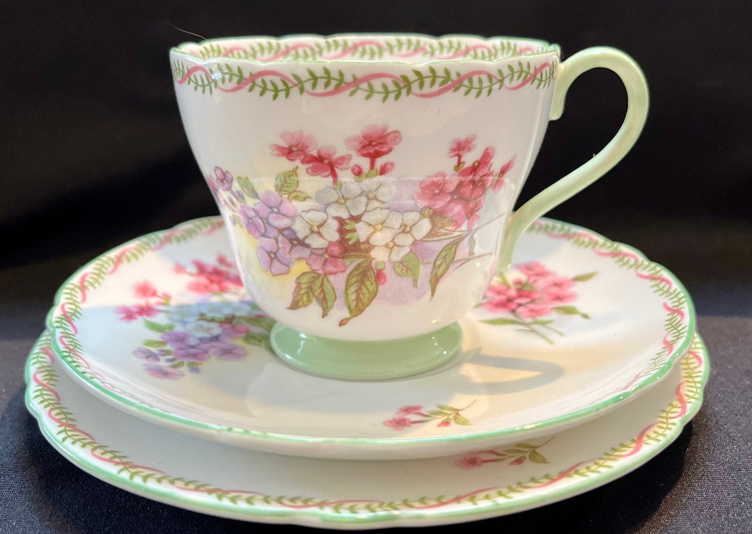 Vntage Shelley Teacup Trio - Pattern # 13512 - Stocks - Etsy
