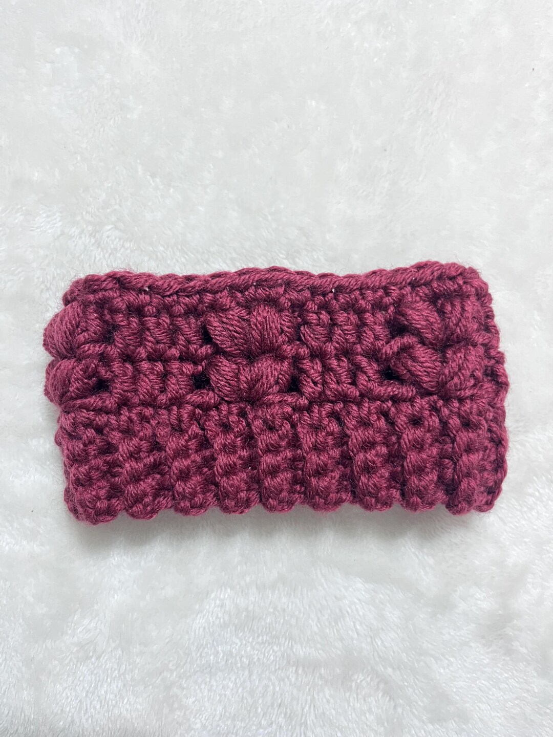 V-puff Earwarmer– Crochet Pattern (PDF Download) - Etsy