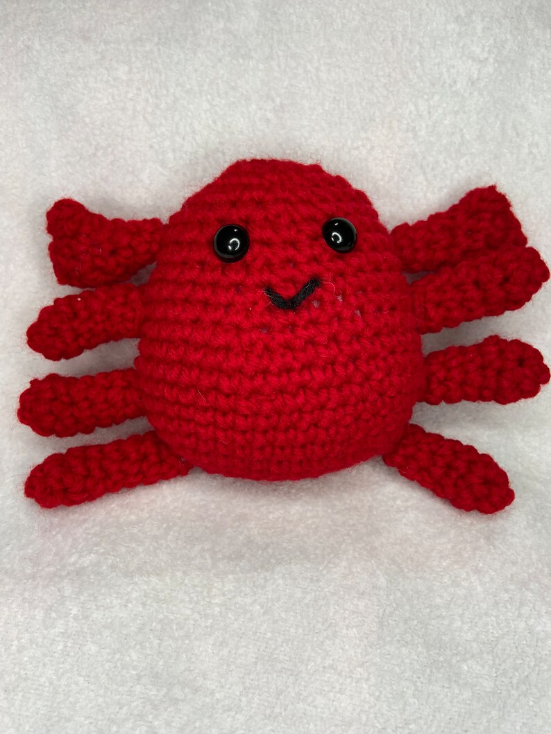 Crab Plushie Crochet Pattern/ Crochet Pattern/ Crab Plushie/ Pattern ...