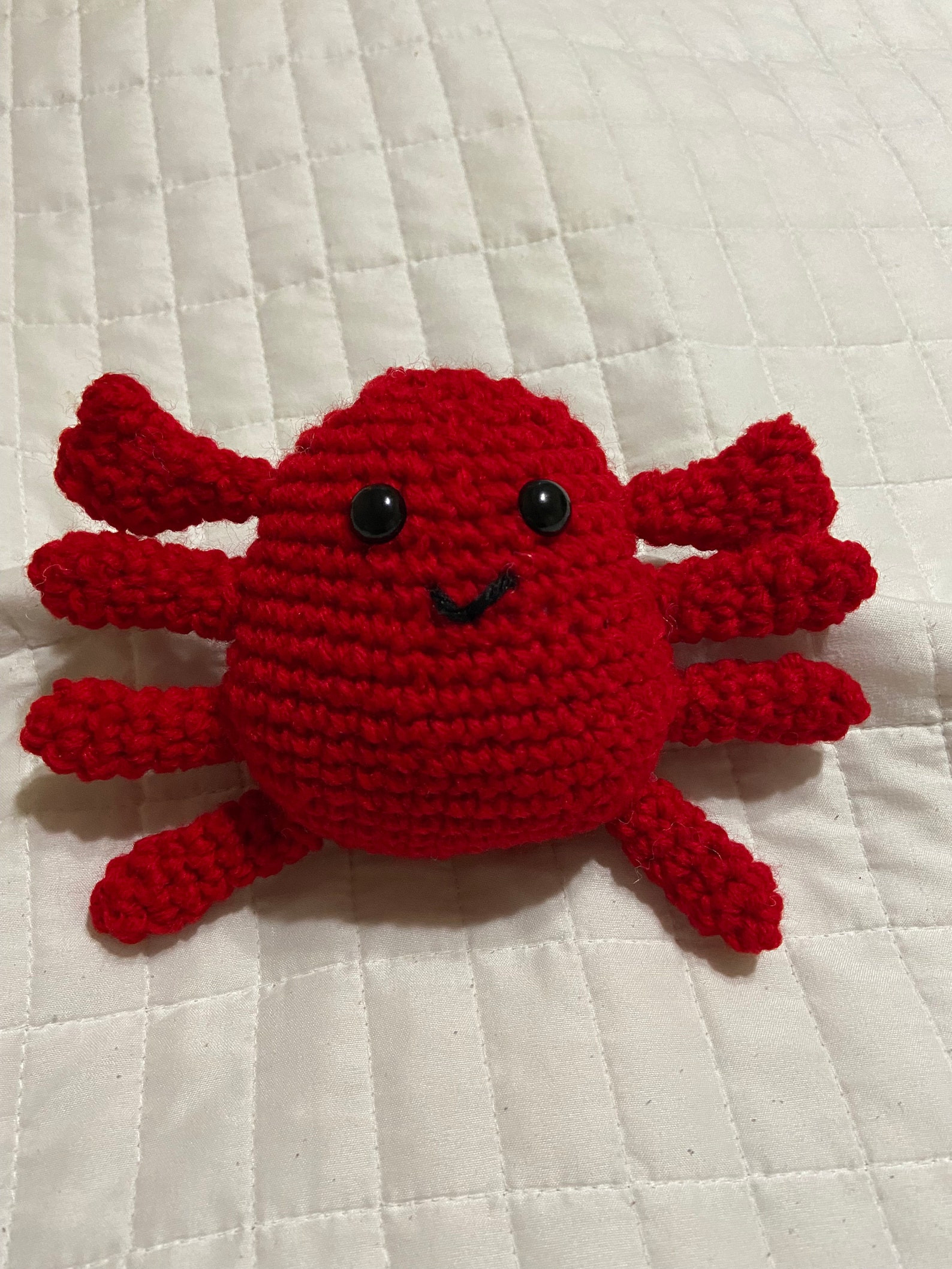 Crab Plushie Crochet Pattern/ Crochet Pattern/ Crab Plushie/ Pattern ...