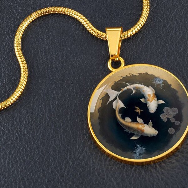 Koi Fish Necklace - Etsy