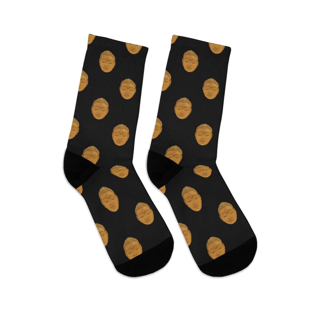 Buddha Socks, Boho Zen Meditation Yoga Socks, Men's Socks, Woman's ...