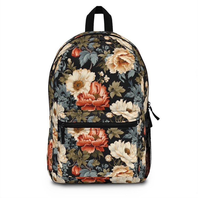 Floral Backpack - Etsy