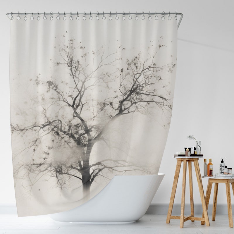 Tree Shower Curtain - Etsy