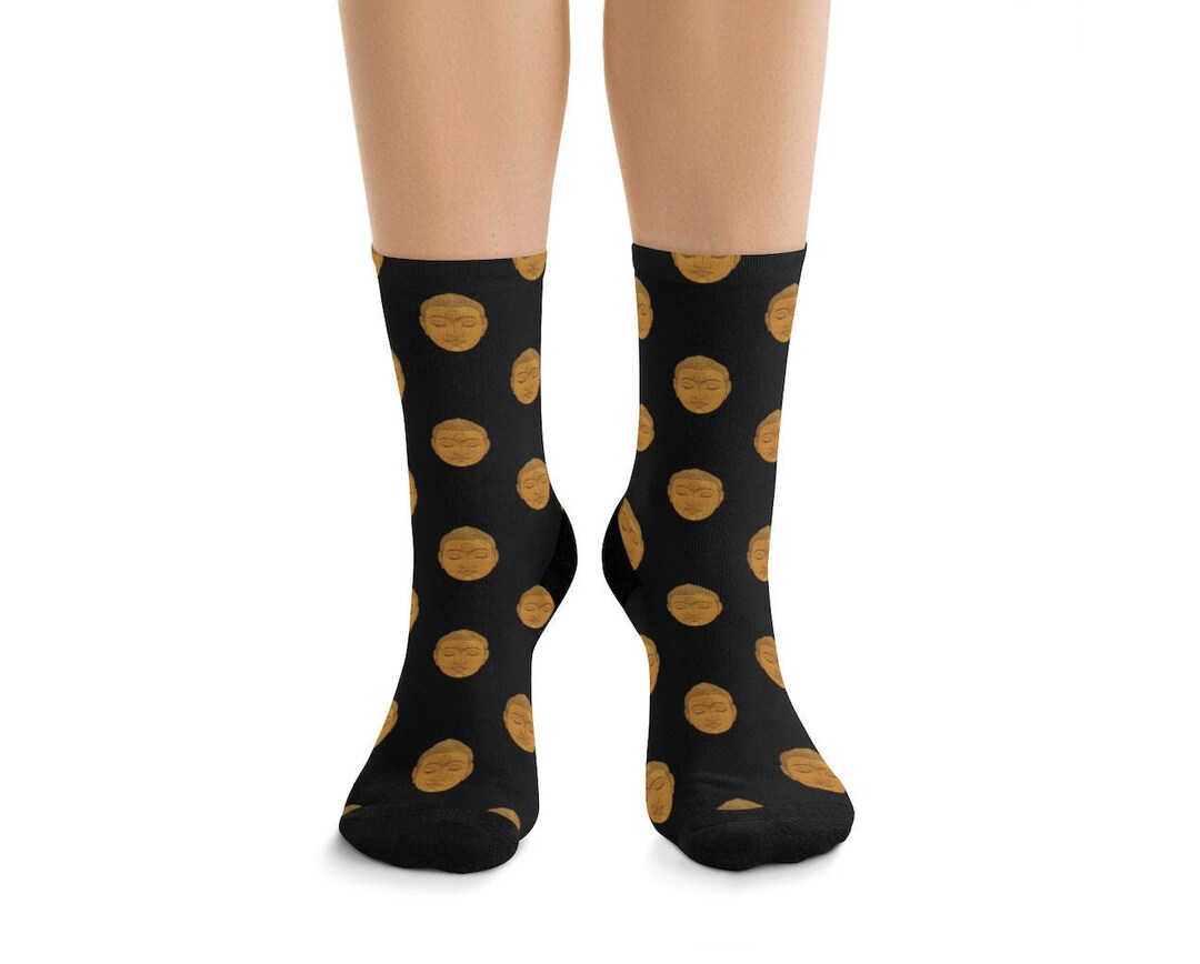 Buddha Socks, Boho Zen Meditation Yoga Socks, Men's Socks, Woman's ...