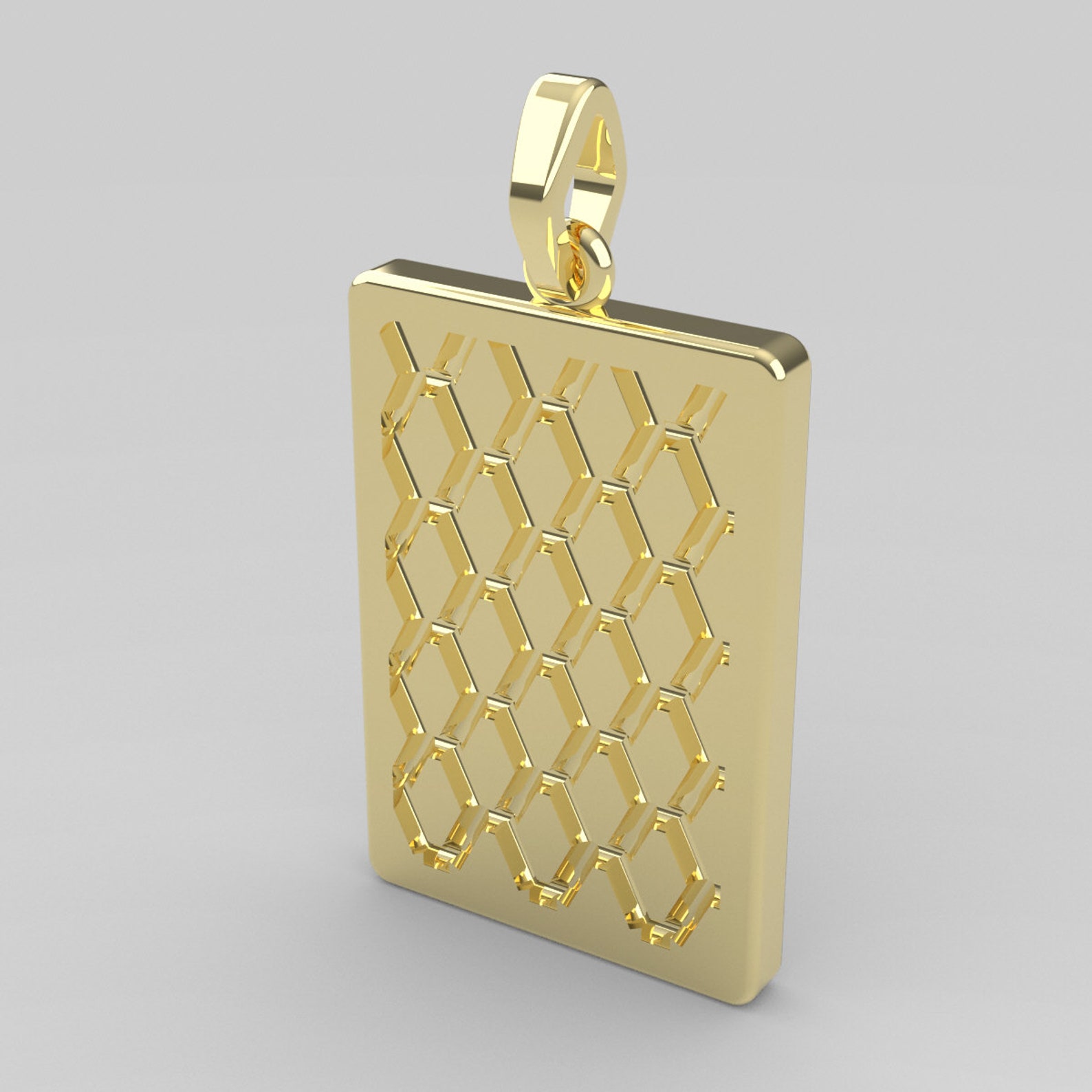 Gold Ace of Diamond Charm Necklace, Dainty Pendant Necklace, Playing ...