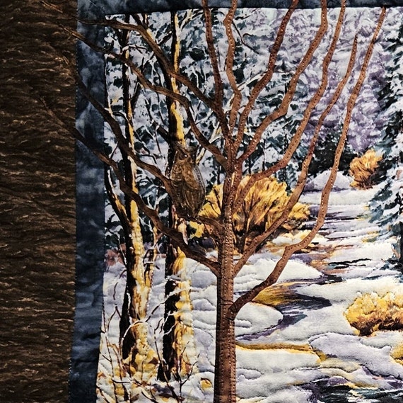 Winter Birch Tree Quilt