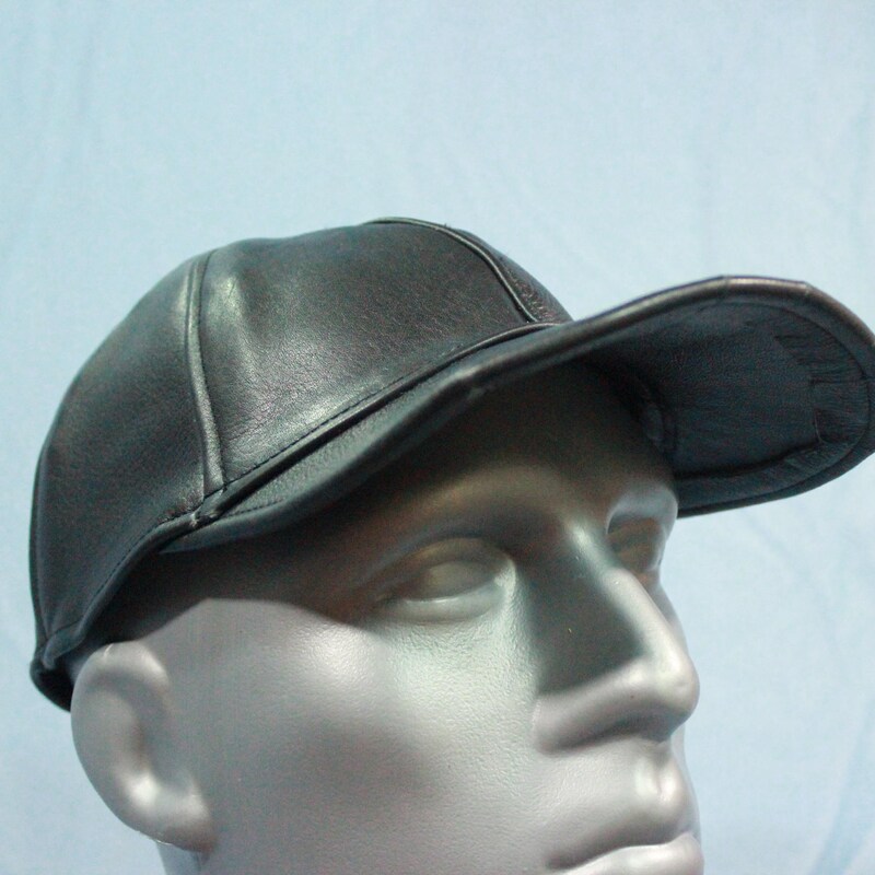 Leather Baseball Cap - Etsy