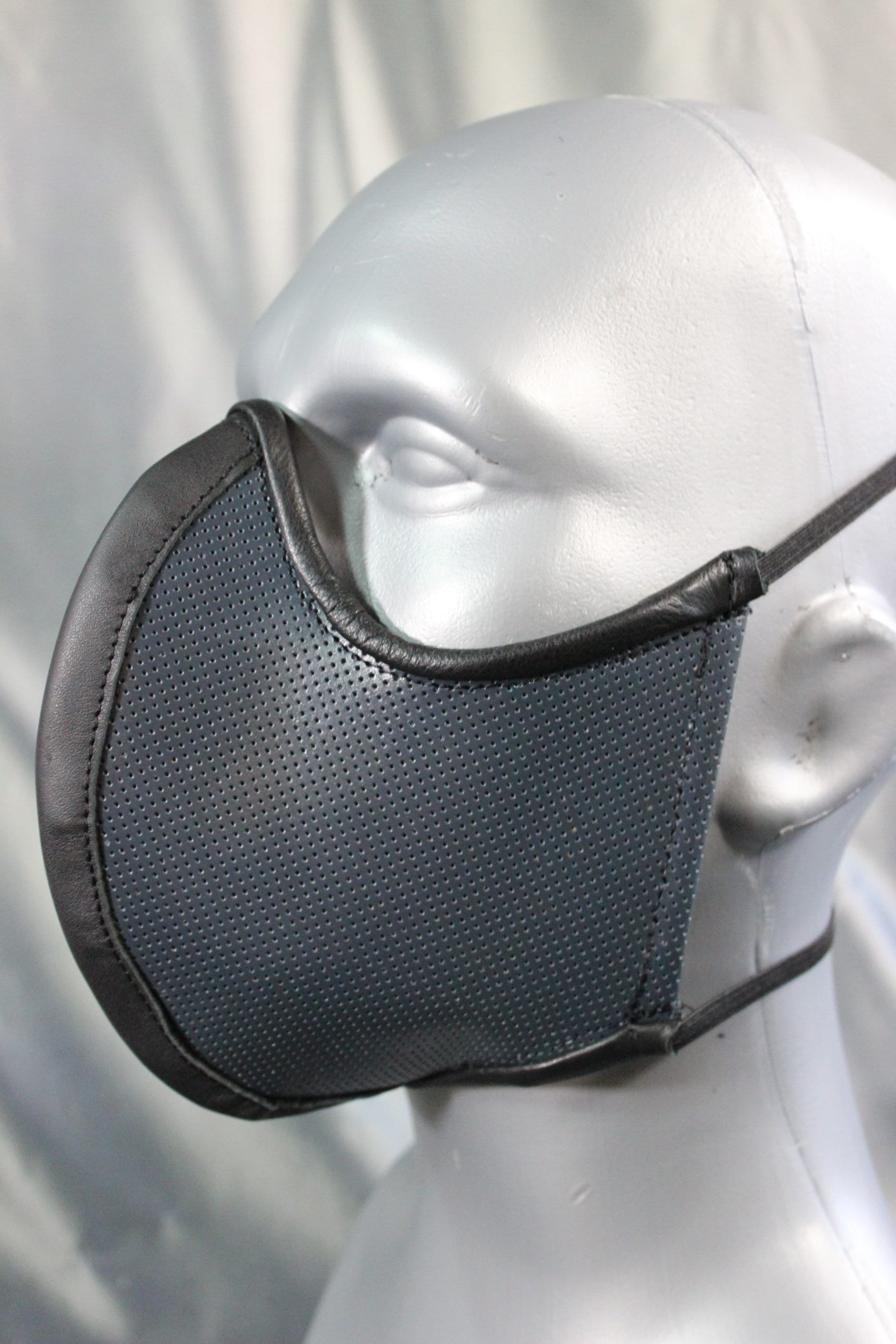 Perforated Leather Face Mask With Filter Pouch - Etsy