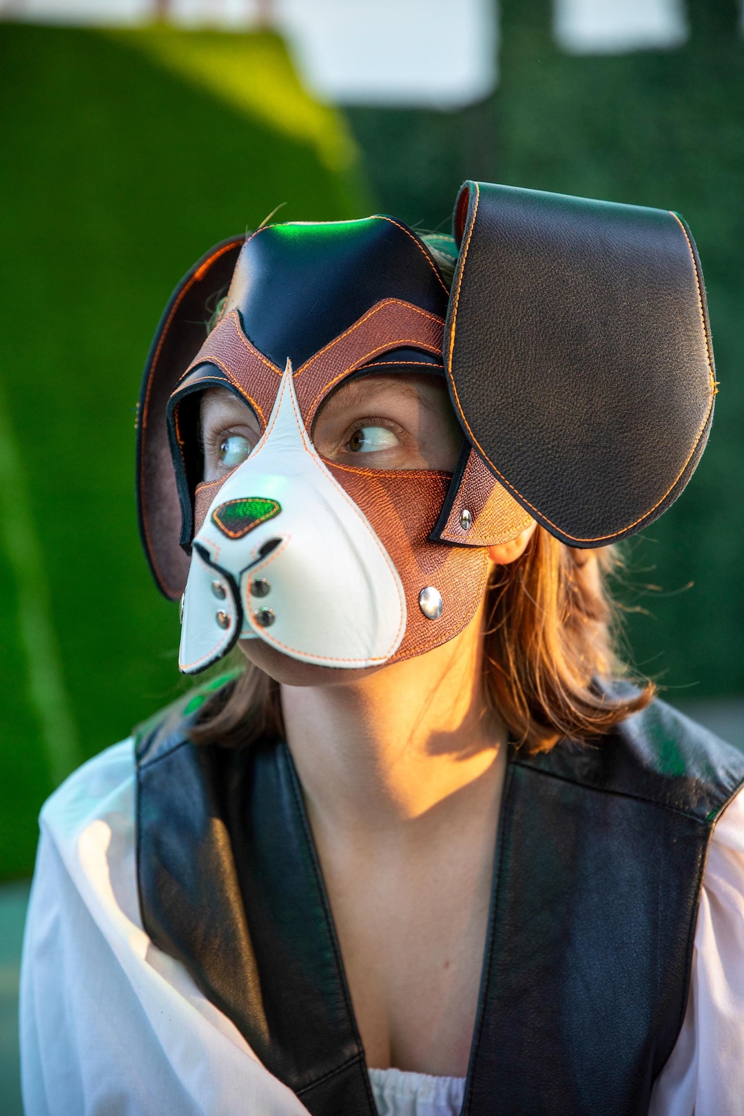Beagle Style Pup Mask in Copper! - Etsy Canada