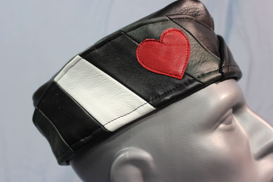 Leather Boy Pride Leather Garrison Cap V2 - Etsy