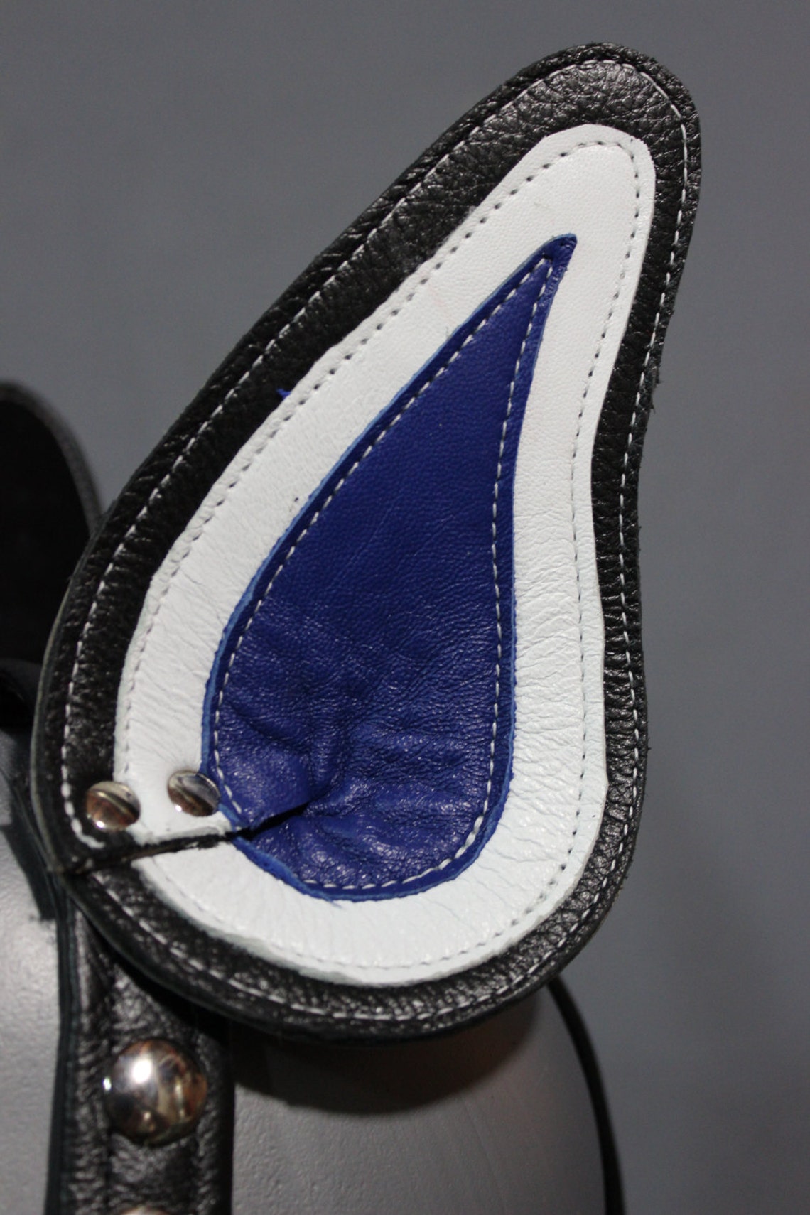 Husky style Pup mask with Blue highlights | Etsy