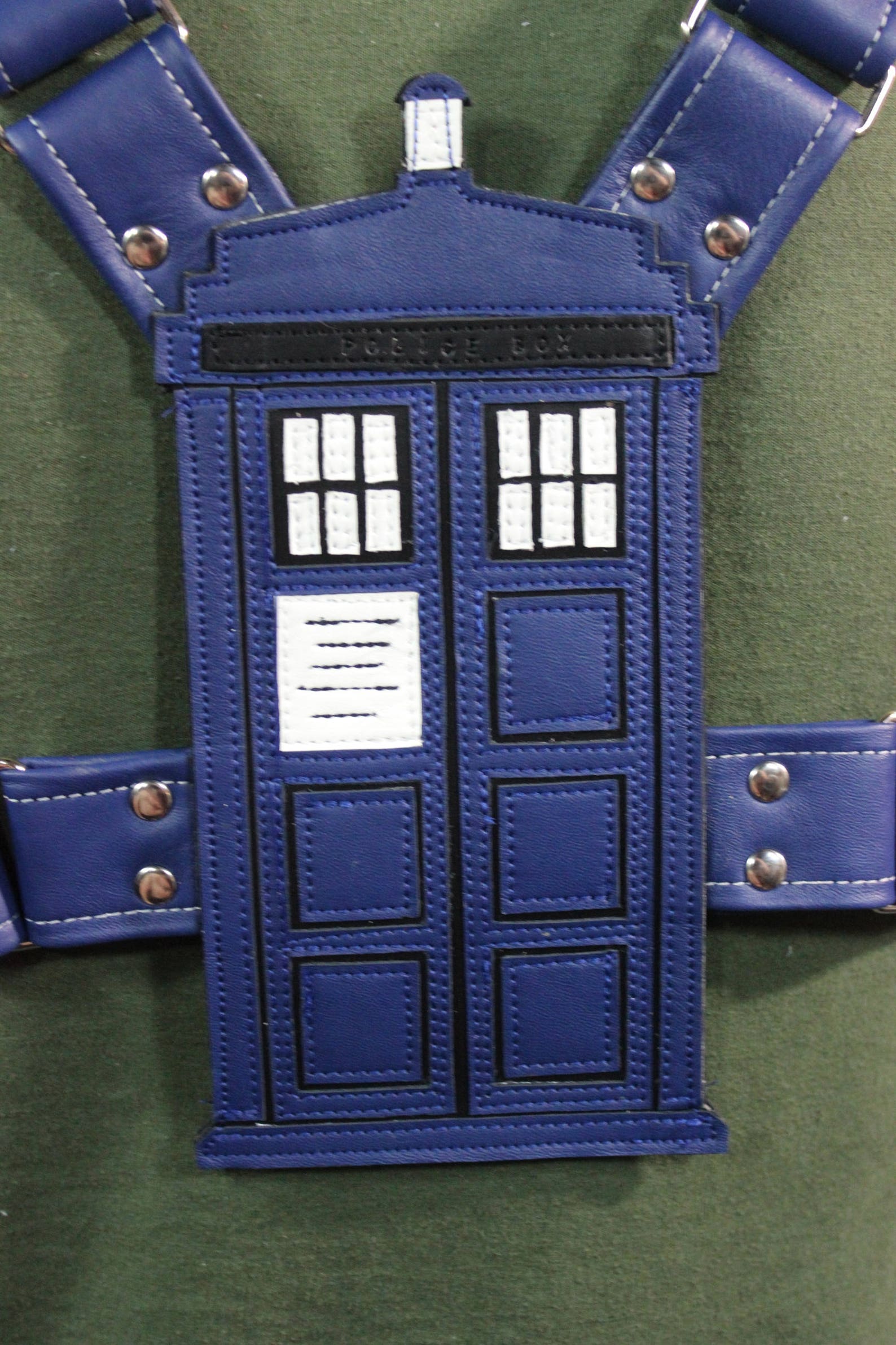 Dr Who Harness With the Tardis and Seal of Rassilon | Etsy