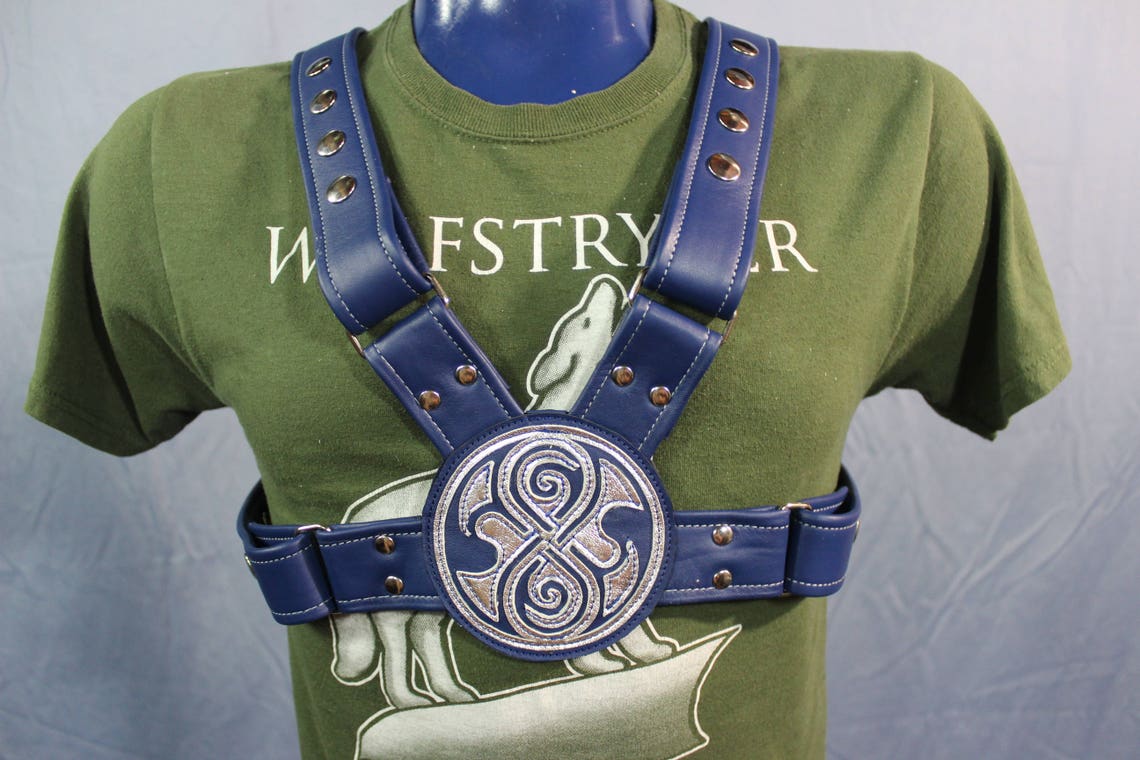 Dr Who Harness With the Tardis and Seal of Rassilon | Etsy
