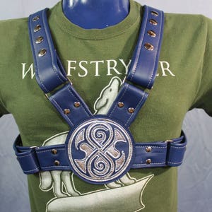 Dr Who Harness With the Tardis and Seal of Rassilon - Etsy
