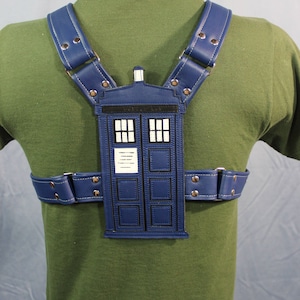 Dr Who Harness With the Tardis and Seal of Rassilon - Etsy