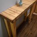 Reclaimed Wood Hall Table - Etsy