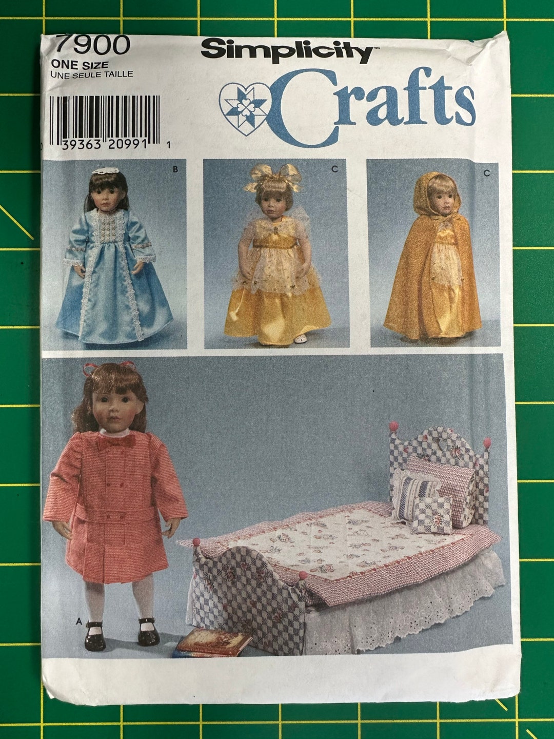 Vintage 1997 Simplicity 7900 Pattern UNCUT 18” Doll Clothes Pattern - Etsy