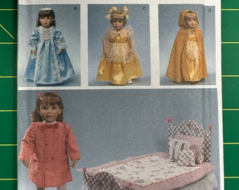 Vintage 1998 Simplicity 8541 Pattern UNCUT Doll Clothes for 18” Magic ...
