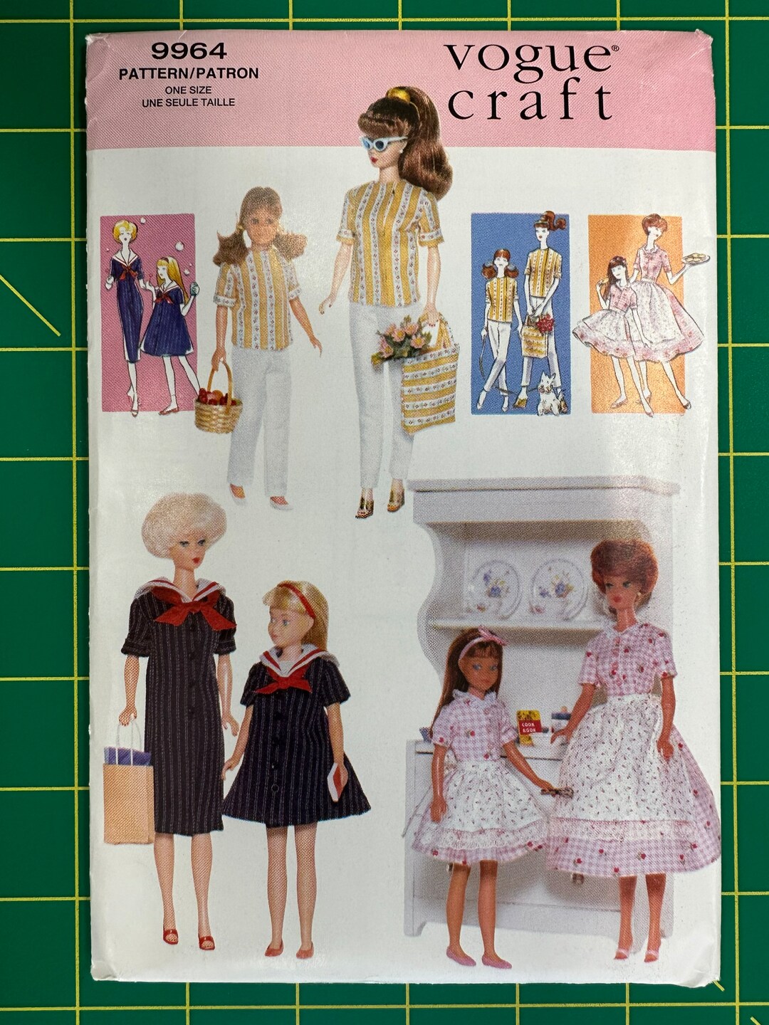 Vintage 1998 Vogue 9964 UNCUT 11 1/2” and 9” Fashion Doll Vintage ...